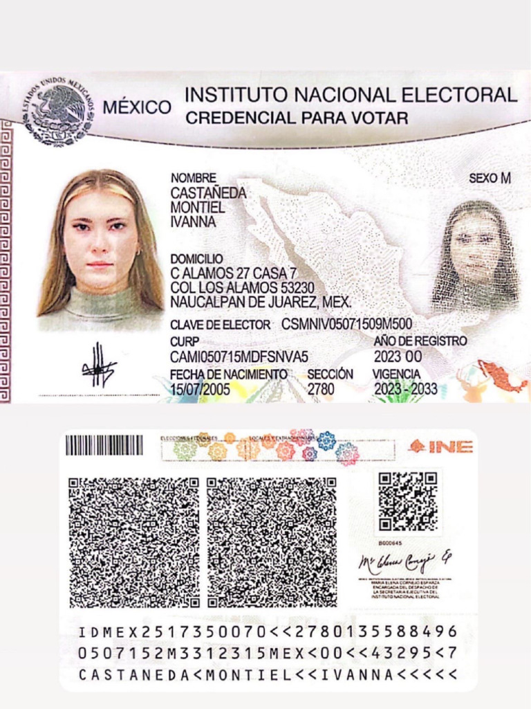Credencial para Votar en México 2023 | PDF
