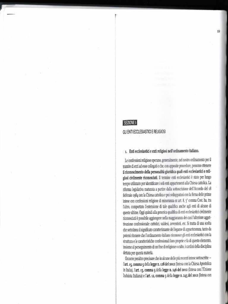 Enti Ecclesiastici Introduzione ER ETS | PDF