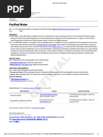 USP-NF Water For Injection | PDF | Water | Drinking Water