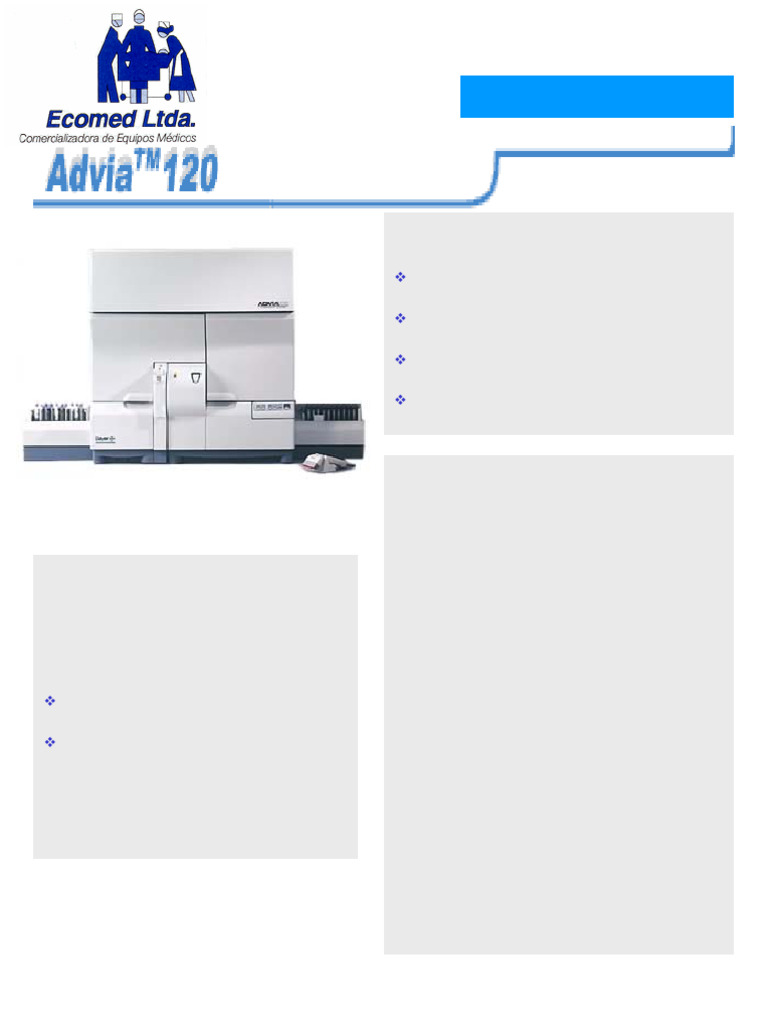 Advia 120 | PDF