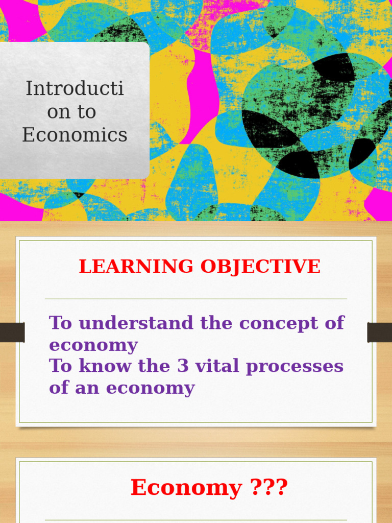 Micro CH 1 (Introduction To Economics) | PDF | Economics | Economies