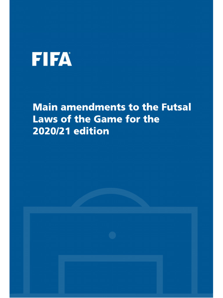 Enclosure Circular 1719 - Futsal Laws of The Game 2020-2021 - EN | PDF