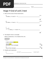 Unit 2 End-Of-unit Test - Math-Stage 9 | PDF | Euclidean Geometry ...