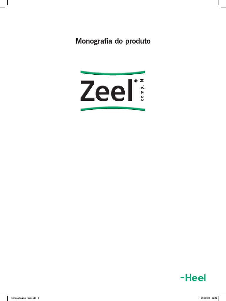 Zeel Monografia Zeel Final | PDF | Anti-inflamatório não esteroide | Osteoartrite