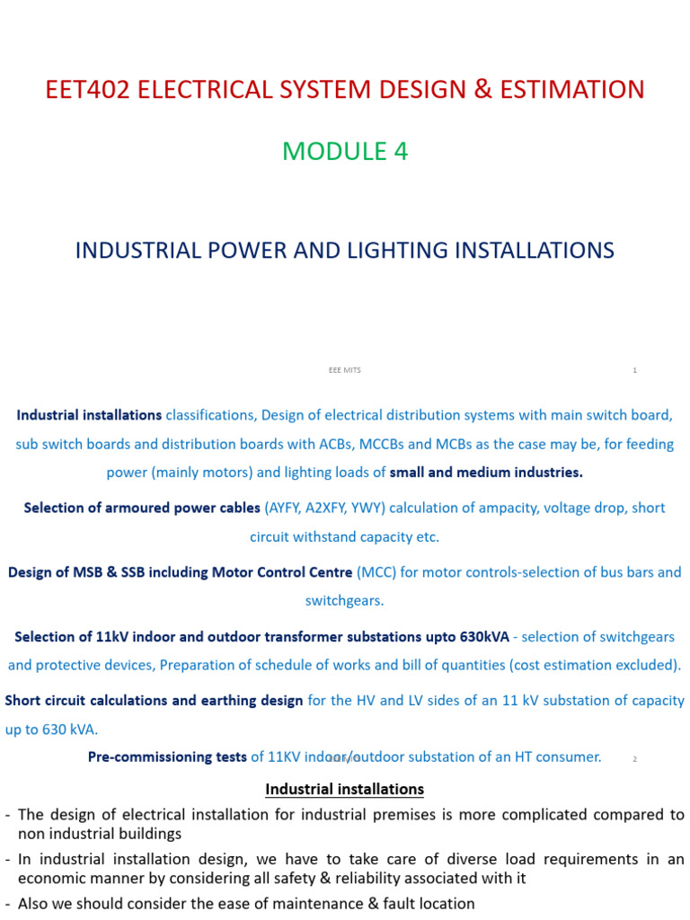 5105 28 90 ESD Module 4 | PDF | Electric Power Transmission | Electric Power Distribution