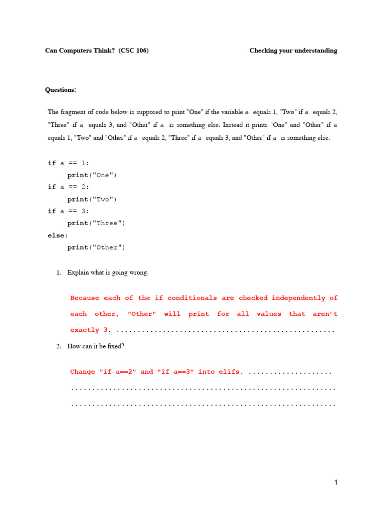 Debugging Code Logic in Python | PDF | Control Flow | Computer Programming