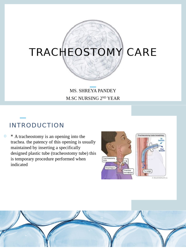 Tracheostomy Care Guidelines and Procedures | PDF | Medical Specialties ...