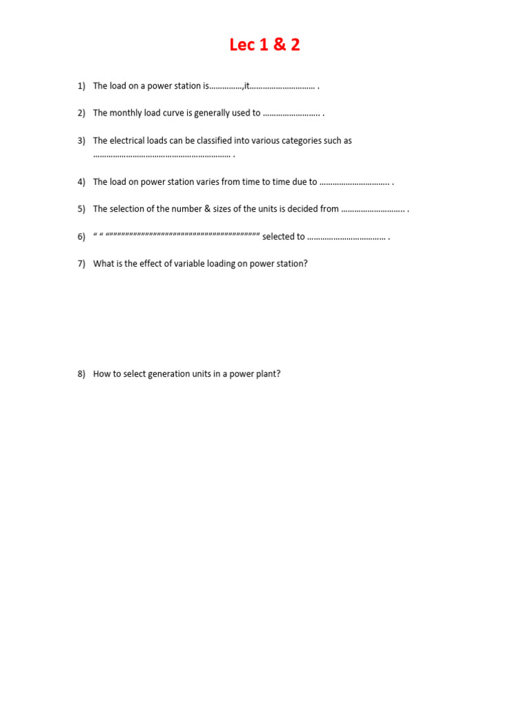 Lec 1 &2 Generation | PDF