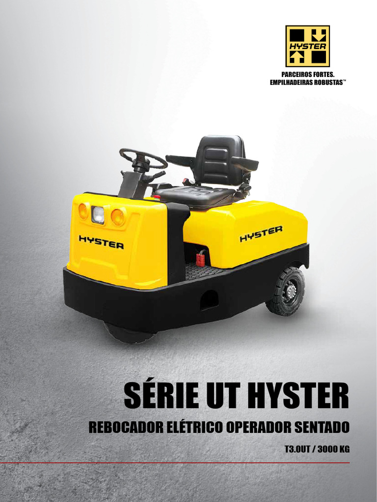 Rebocardo HYSTER T3.0ut-Especificacoes | PDF | Eixo | Pneu