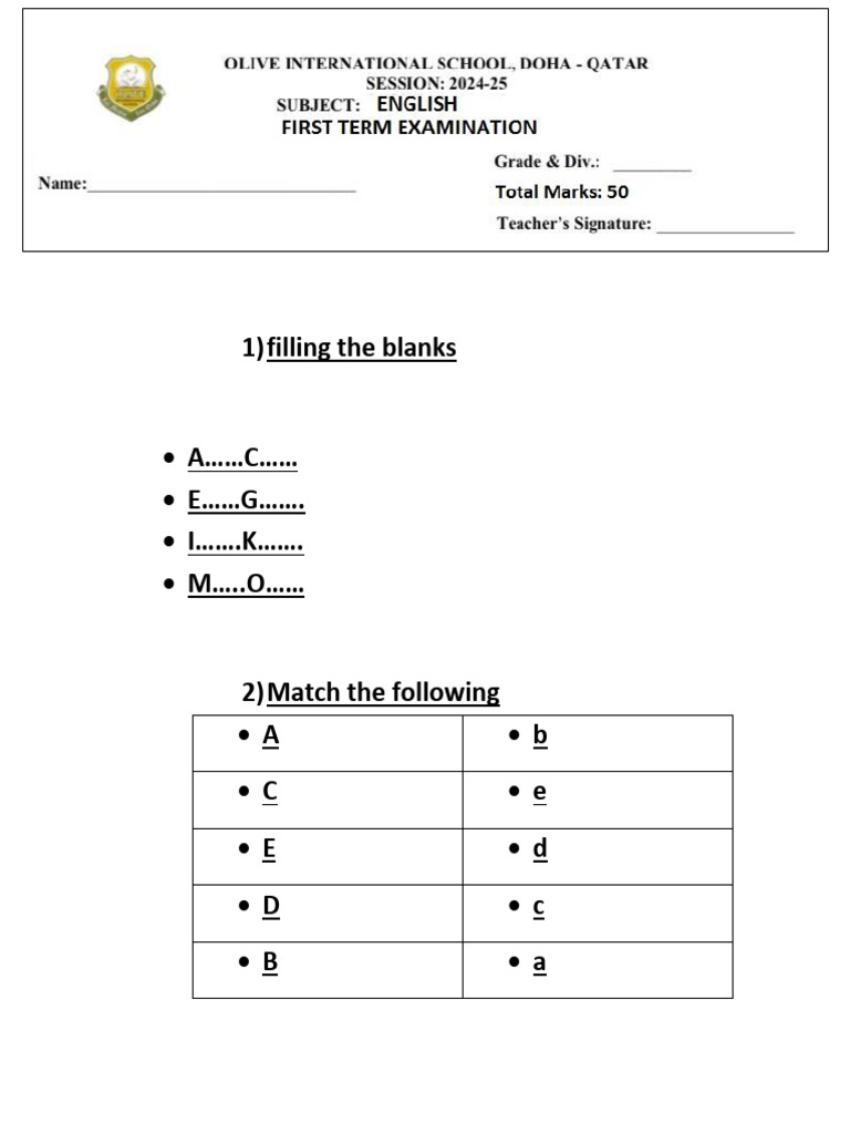 Question Blank | PDF