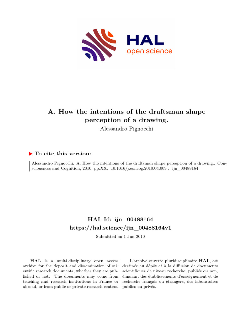 Pignocchi How The Intentions of The Draftsman Final | PDF | Experience ...