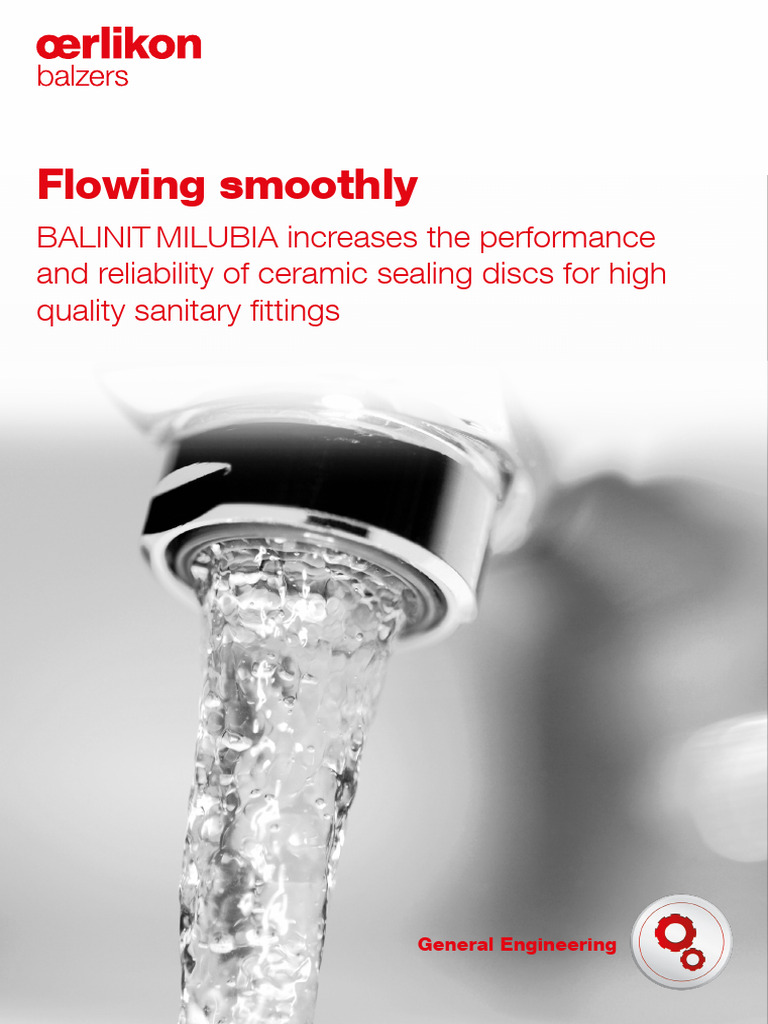 HQ129EN BALINIT MILUBIA Ceramic Sealing Discs | PDF | Valve | Ceramics