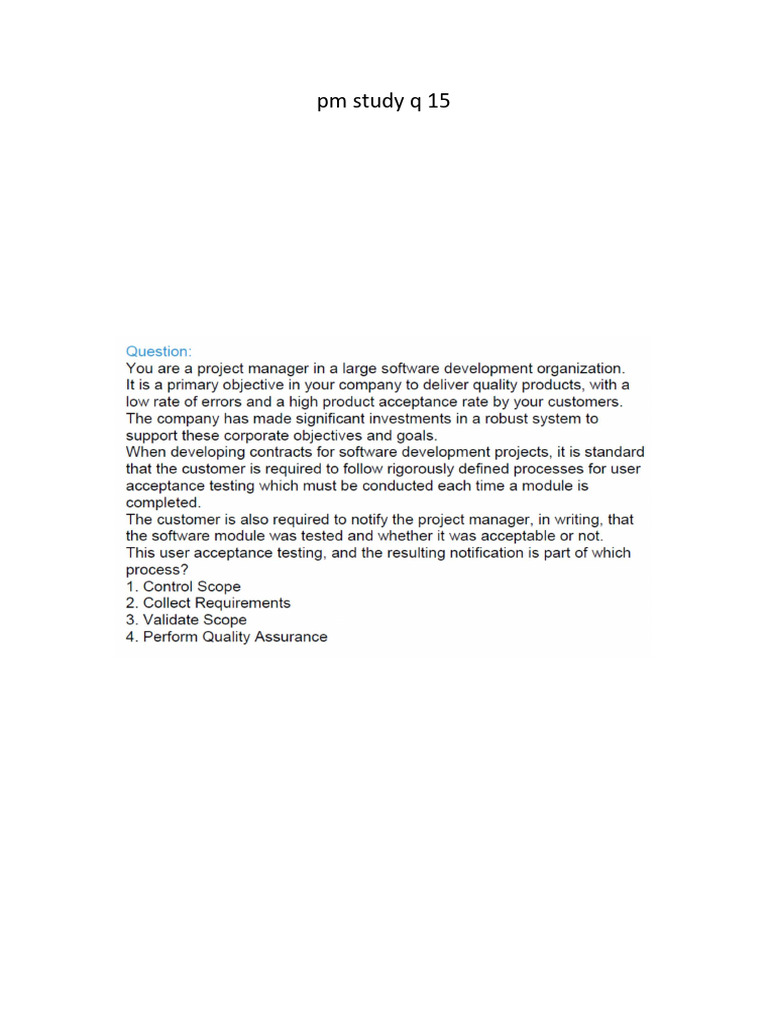 05.5 Validate Scope 11Q - A | PDF