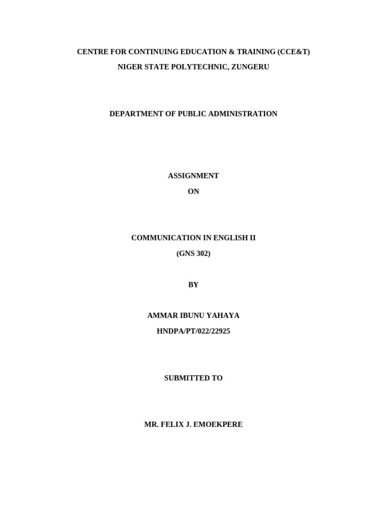 Ammar Gns 302 Assignment | PDF | Essays | Learning