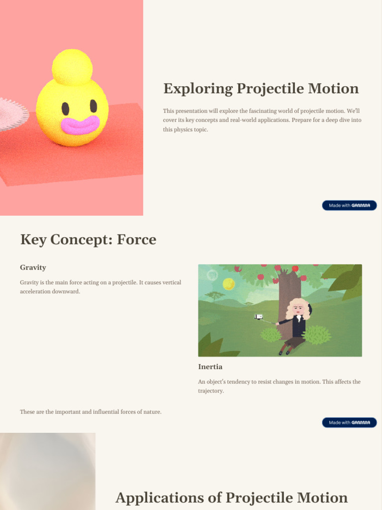 Exploring Projectile Motion | PDF | Projectiles | Force