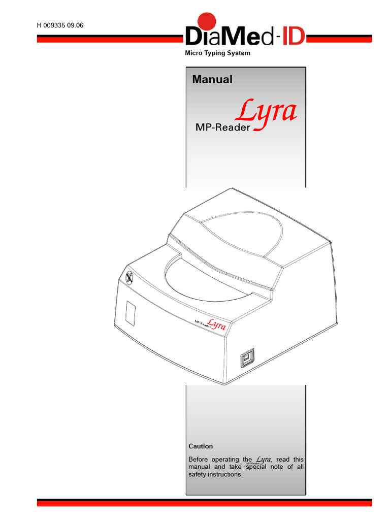 Manual de Usuario Lyra MP-Reader DiaMed-ID | PDF | Ventana (informática ...