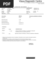 Typhoid Positive Report Format | PDF