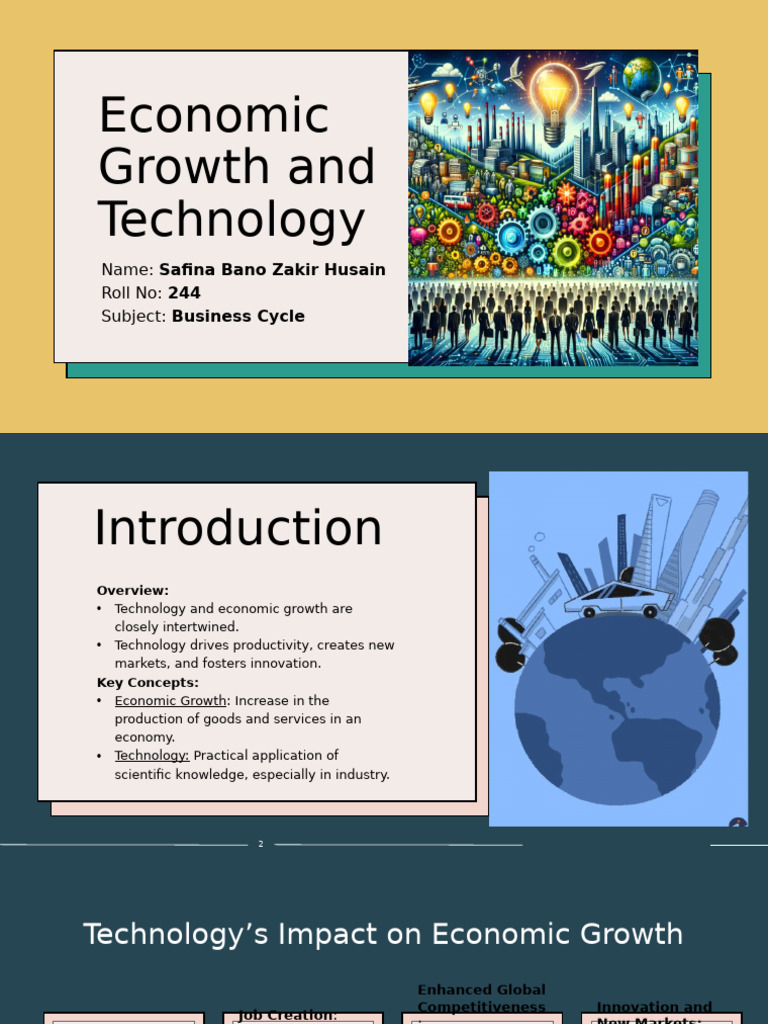 Economic Growth and Technology | PDF | Economic Growth | Innovation