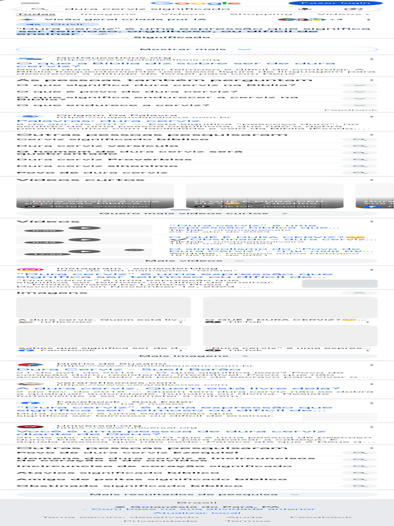 Dura Cerviz Significado - Pesquisa Google | PDF | Bíblia