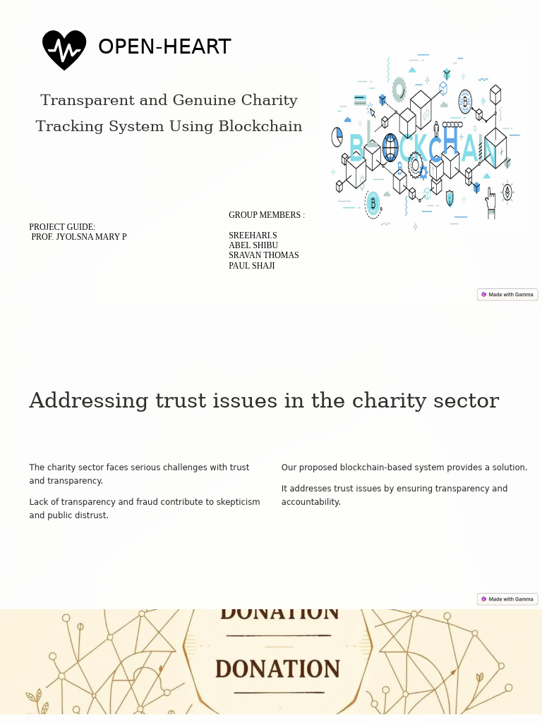 Transparent-and-Genuine-Charity-Tracking-System-Using-Blockchain 22 | PDF