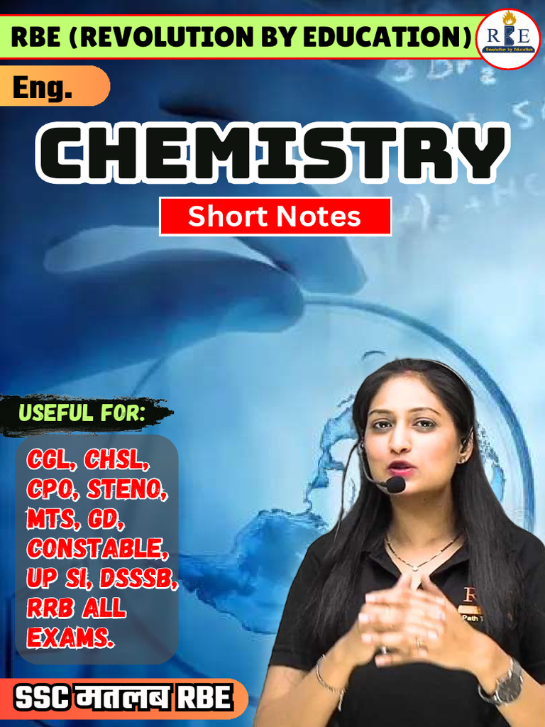Chemistry Notes for SSC Exam Prep | PDF | Sodium Carbonate | Latent Heat