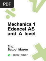 Edexcel A Level Maths Paper 1 Topics 2025 | PDF