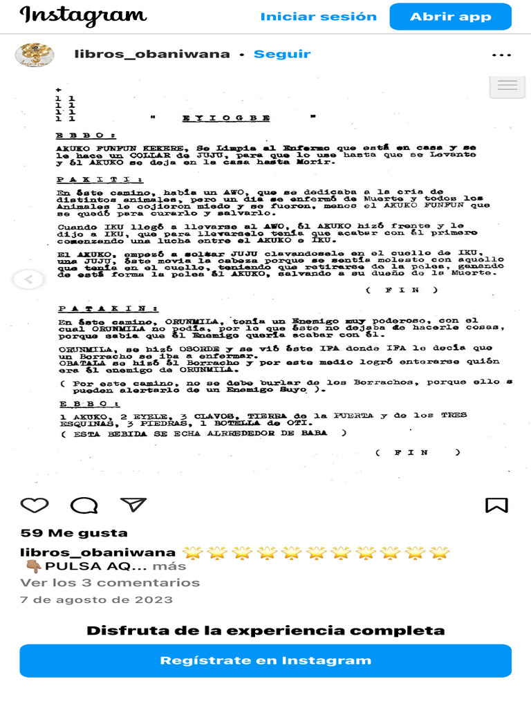 Libros Ifa Orisa Isese Akose Odu ??????????? ??PULSA AQUI PARA COMPRAR ?? Httpswa ...