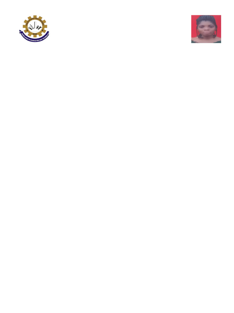 Ojo Caroline Admission Letter | PDF