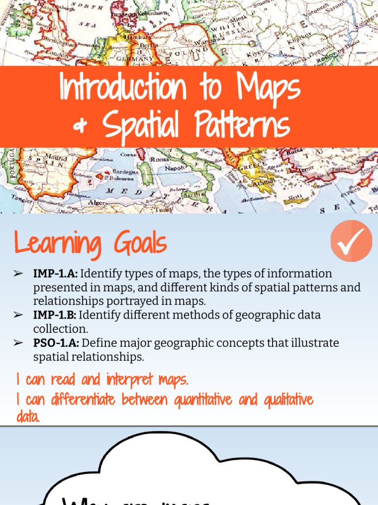 1.1 - Intro To Maps & Spatial Patterns | PDF | Geography | Map