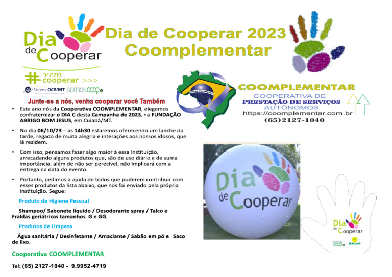 Dia de Cooperar | PDF