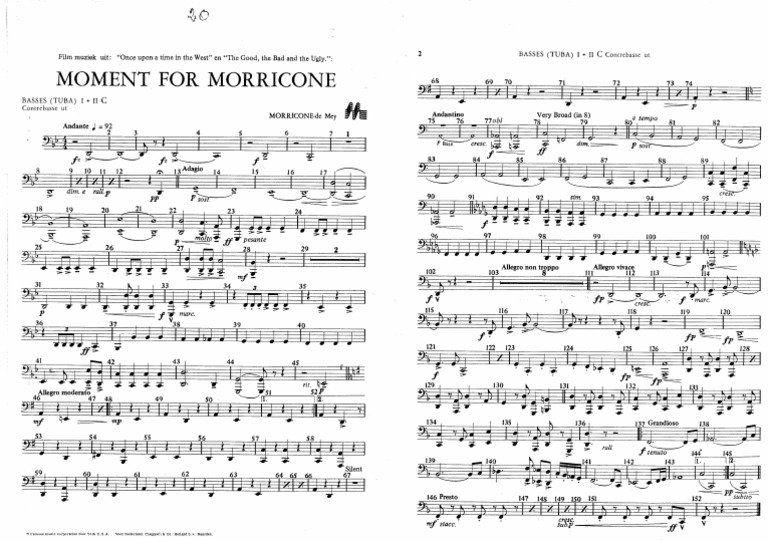 BASSO TUBA C 1° + 2° | PDF