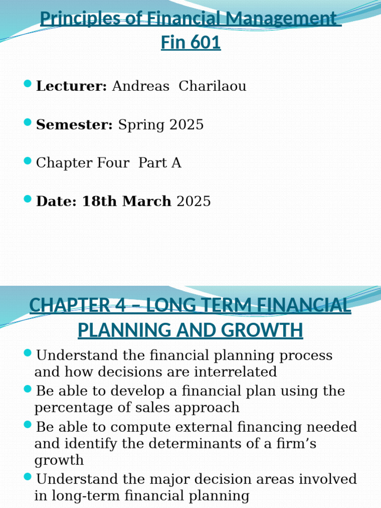 Long-Term Financial Planning Guide | PDF | Equity (Finance) | Dividend