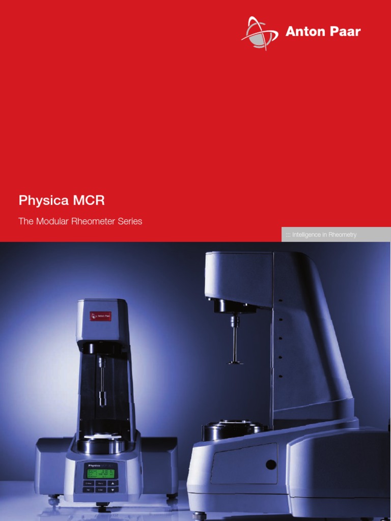 Anton Paar | PDF | Viscoelasticity | Viscosity