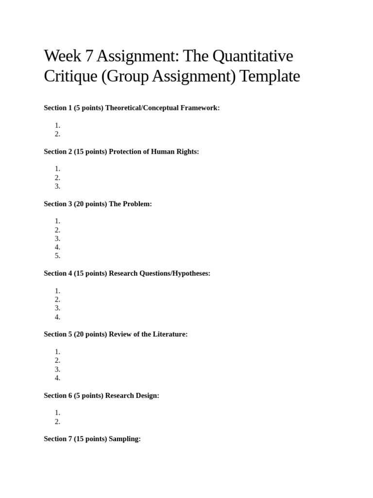 Week7-Assignment-template (4) GROUP ASSIGNMENT | PDF