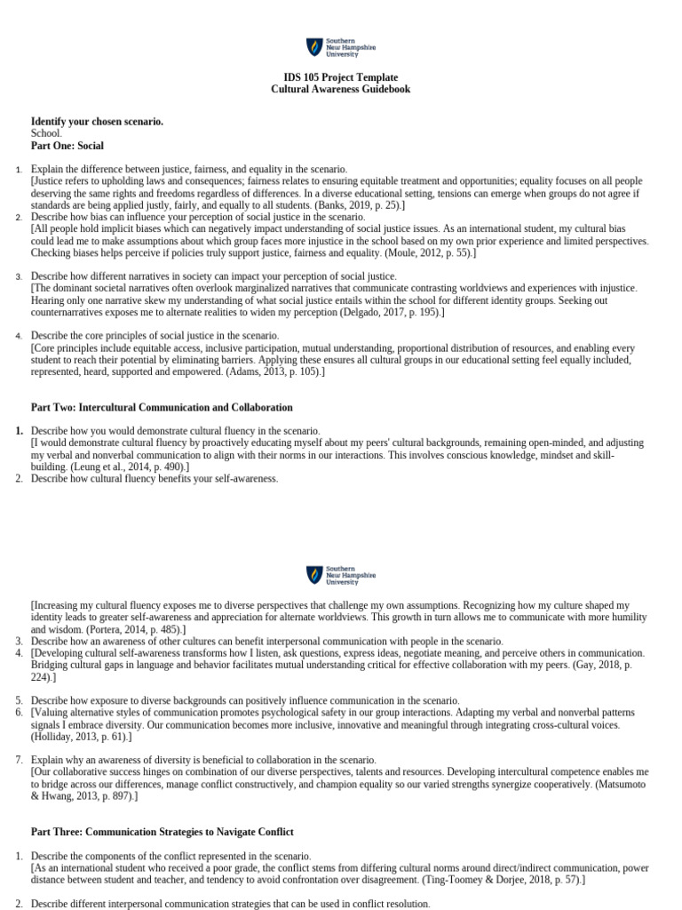 IDS - 105 ProjectTemplate - Module Three | PDF | Communication | Crime ...