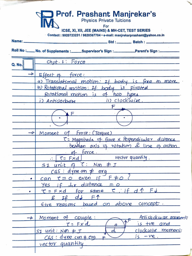 Some Important Notes | PDF