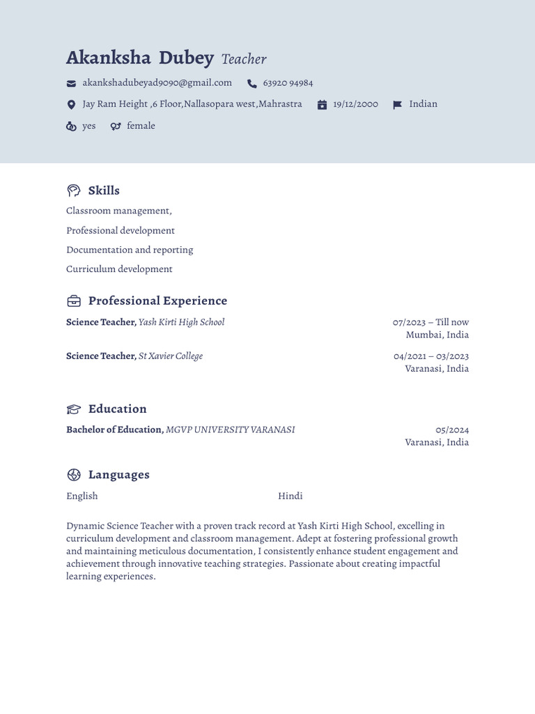 Akanksha--Dubey-FlowCV-Resume-20250324 (2) | PDF