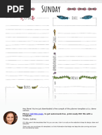 Onenote Weekly Planner Template | PDF