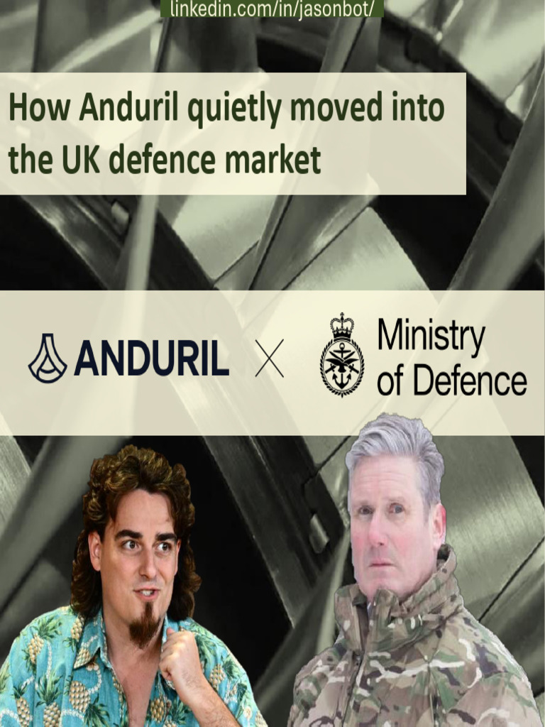Anduril's Impact on UK Defence Market | PDF