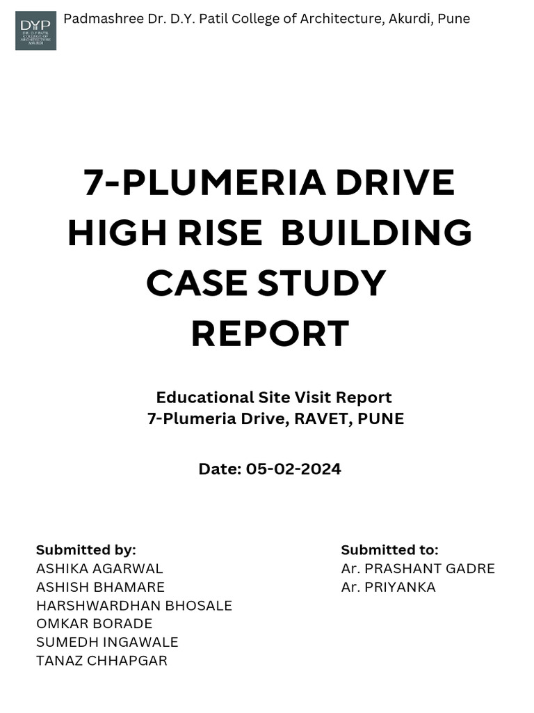 High Rise Case Study Report R1 | PDF | Elevator