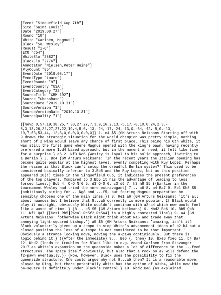 The Italian Game - 4000 Games Annotated - PGN | PDF | Traditional Board Games | Abstract ...