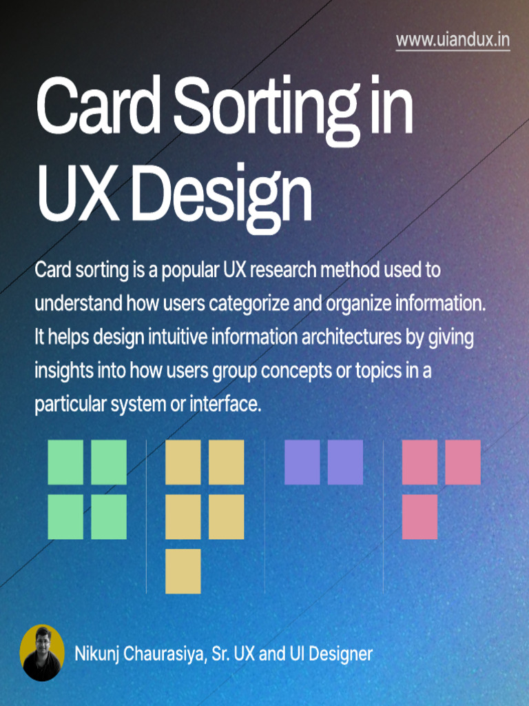 Card Sorting in UX Design 1738073734 | PDF