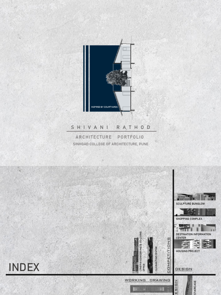 Shivani SB Patil Portfolio | PDF | Courtyard | Architectural Design