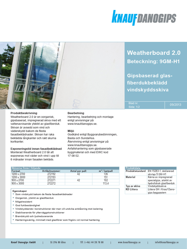 Knauff Wheaterboard 2.0 | PDF
