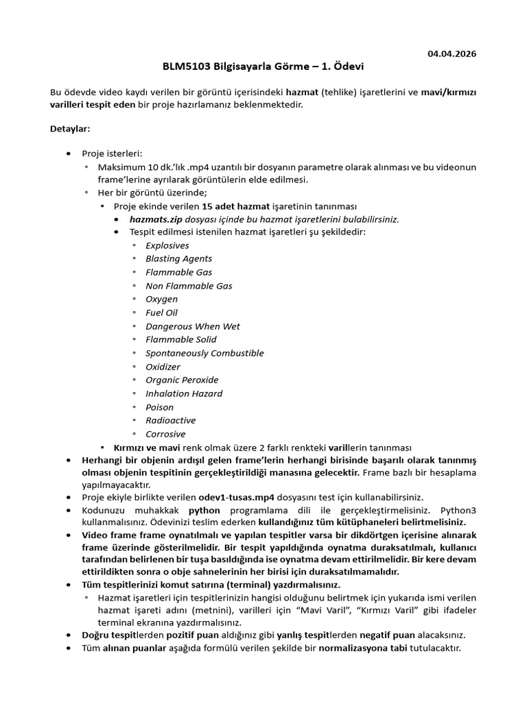 CV-2024-2-TUSAS-Odev1 | PDF