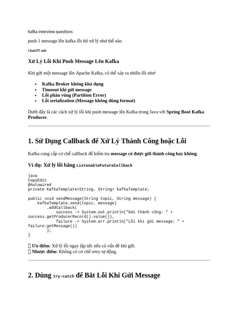 Kafka Interview Questions | PDF