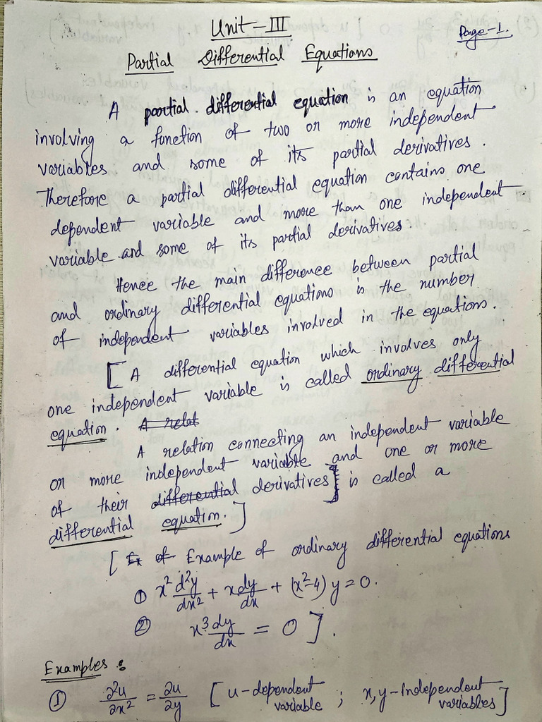 Claculus Unit 3 Part 1 | PDF