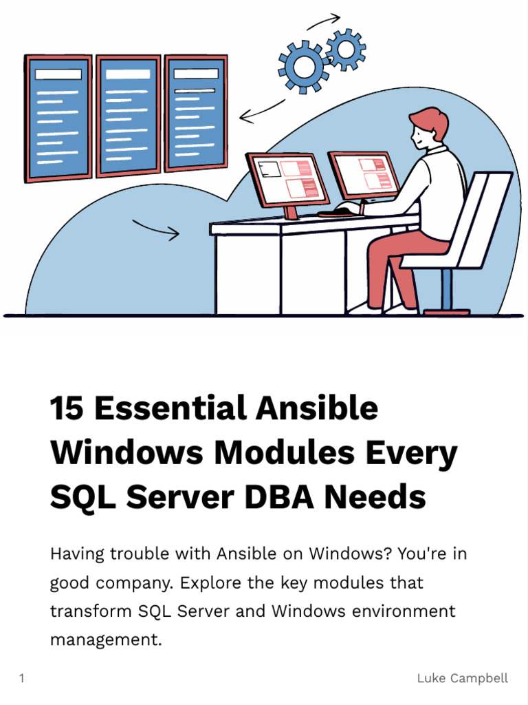 15 Essential Ansible Windows Modules Every SQL Server DBA Needs 1744809381 | PDF