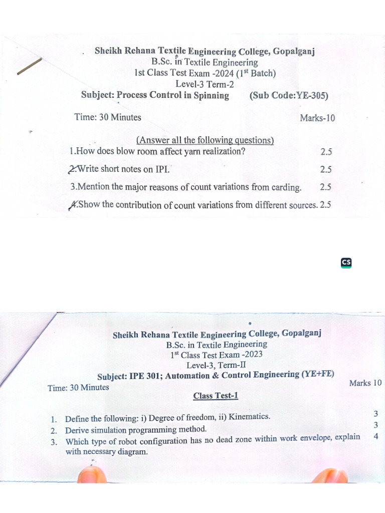 1st & 2nd CT Q. (YE) - GTEC (Edited by Sumi) | PDF