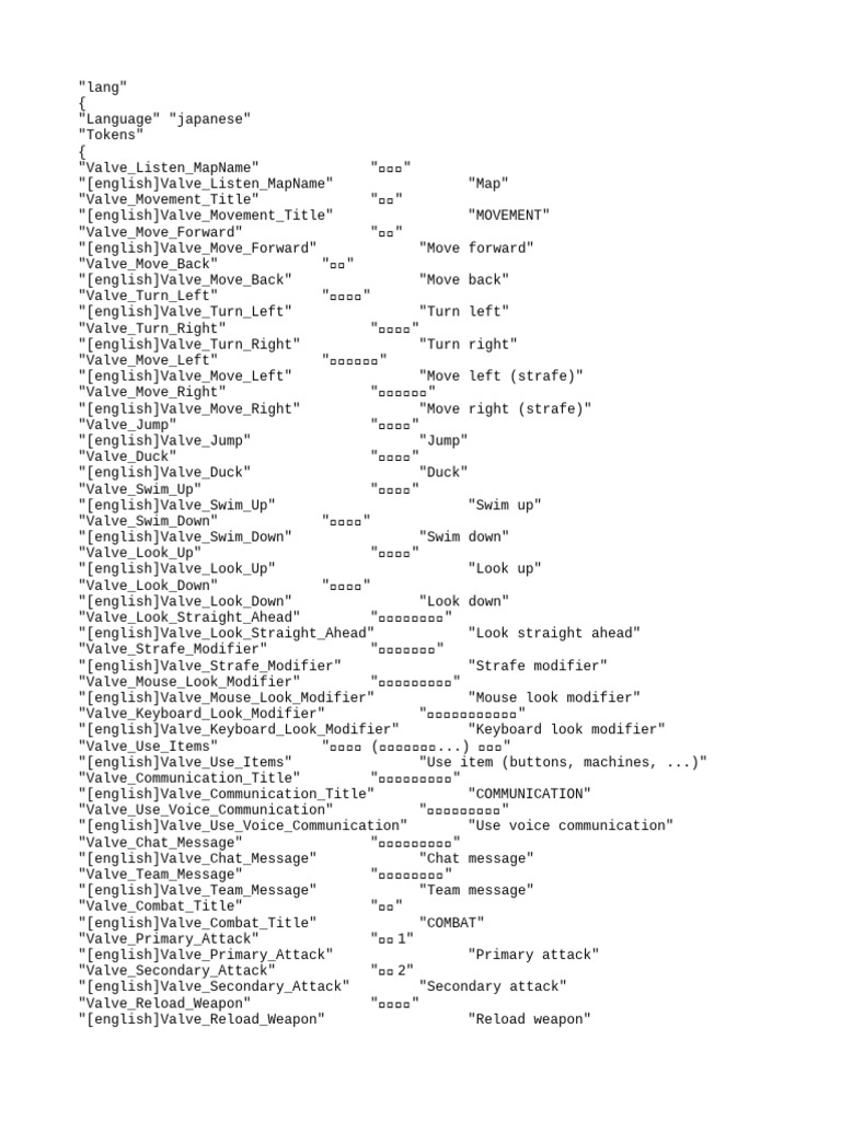 Valve Japanese | PDF